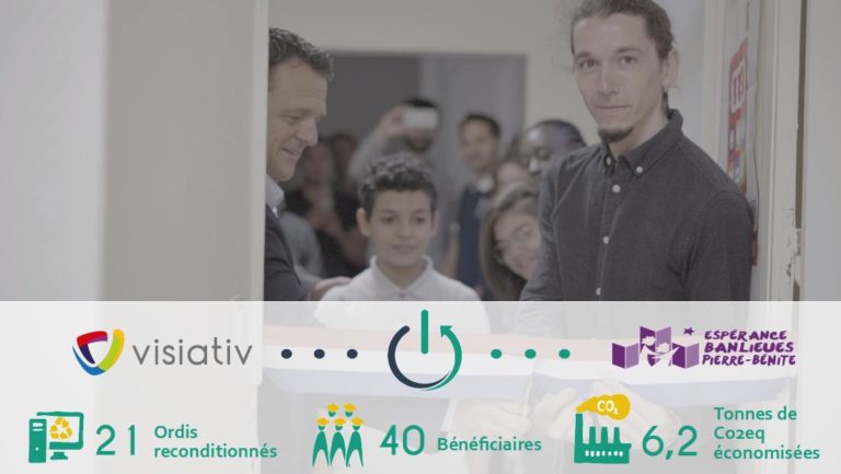 Visiativ & Le cours la Passerelle - WeeeFund